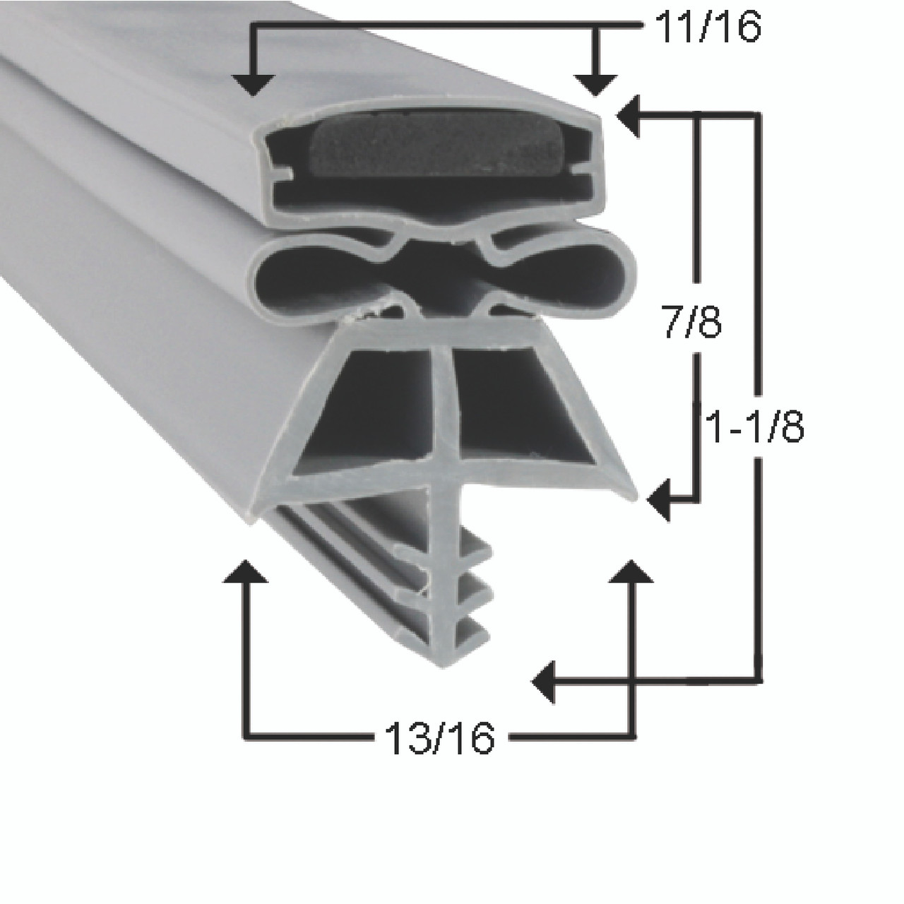 Kysor Panel Systems Gasket 38 x 77 1/4 - 3 sided
