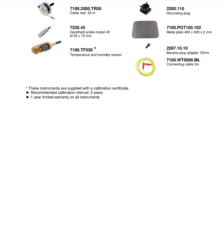 ESD Audit Kit With METRISO®B530 with Walking Test - 7110.B530.SET.WT ...