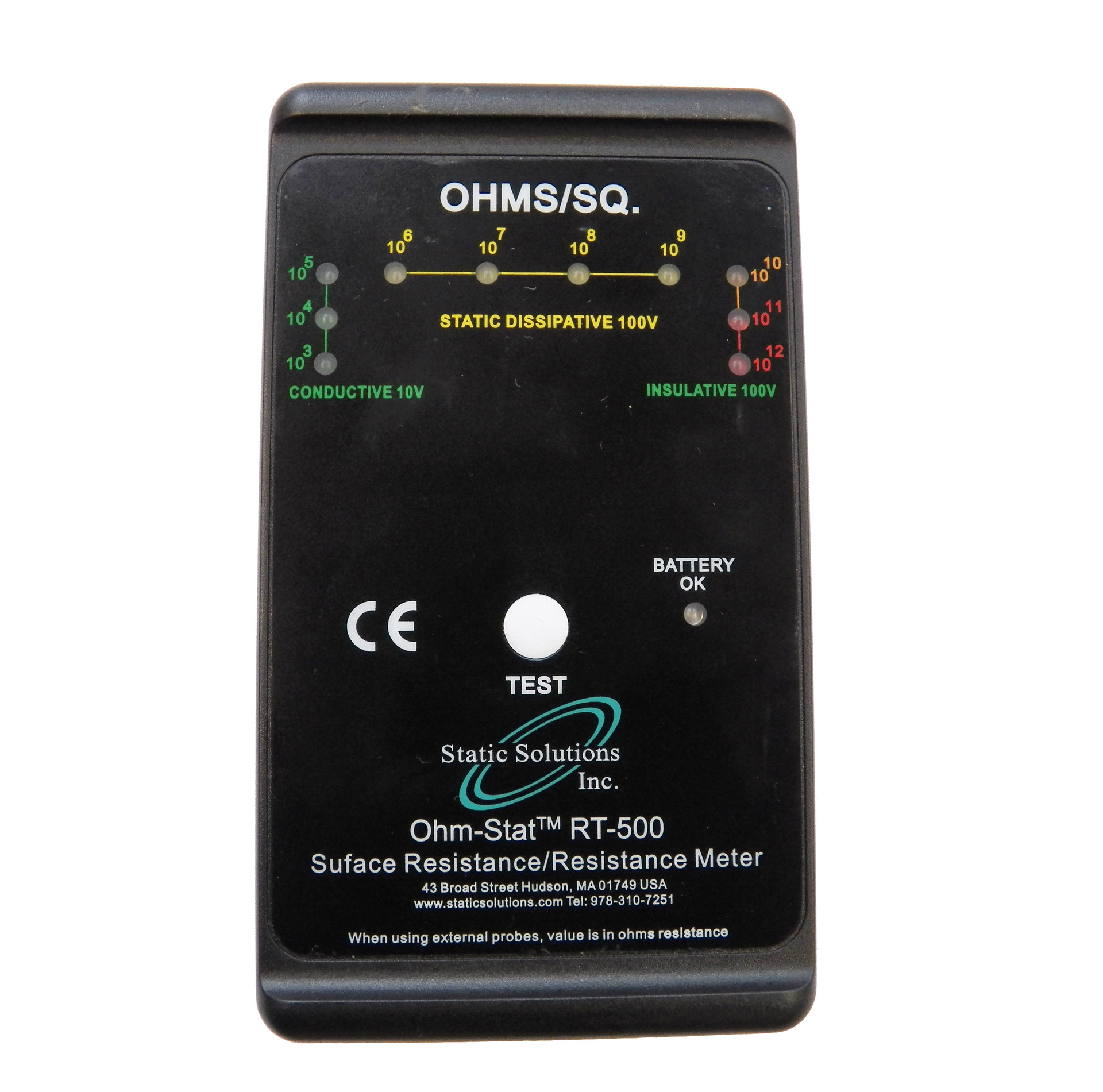 Test Equipment - Resistivity Meters - Statictek LLC | Statictek.com