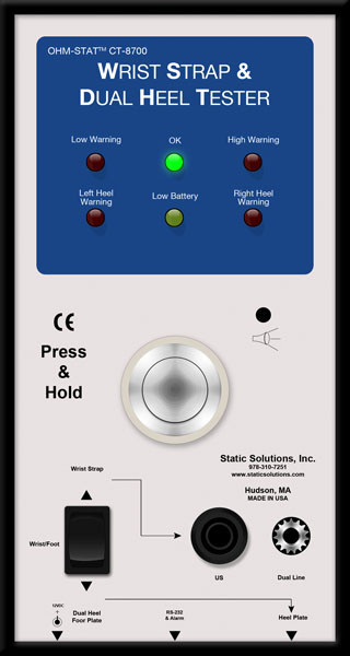 Digital Display ESD Tester & Foot Plate - PDT800 | statictek.com ...
