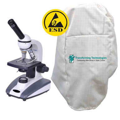 ESD Safe Microscope Cover, White - MC1221W | statictek.com | Statictek.com