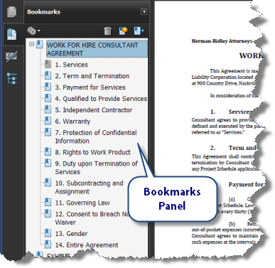 Using PDF Bookmarks to Avoid Losing Your Place - Custom Book Scanning