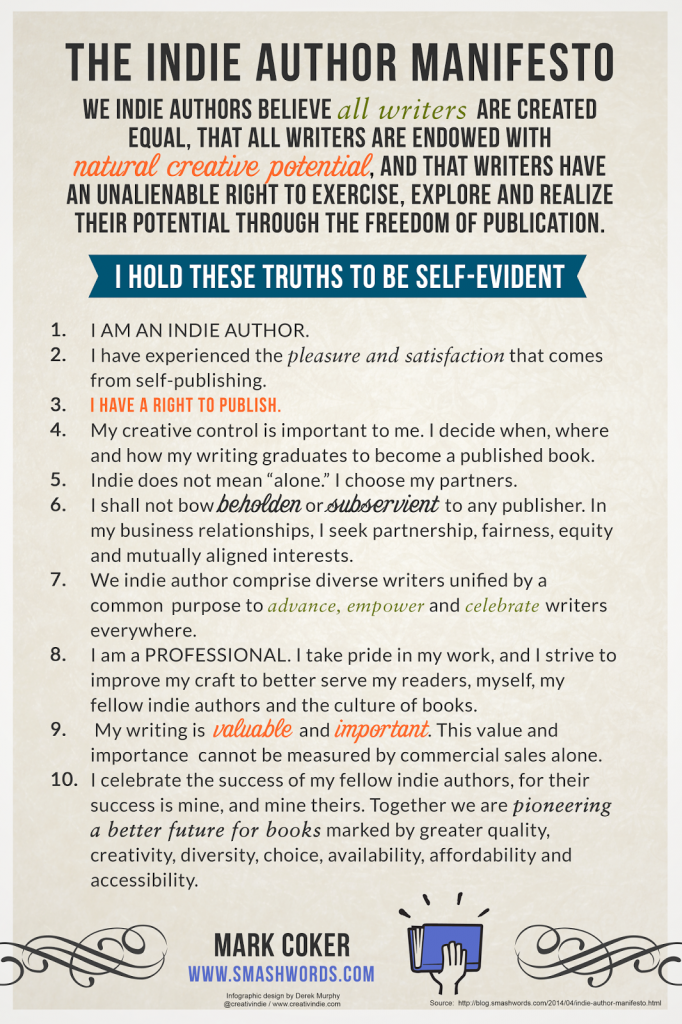 Mark Coker of Smashwords Highlights the Indie Author Manifesto for Self ...