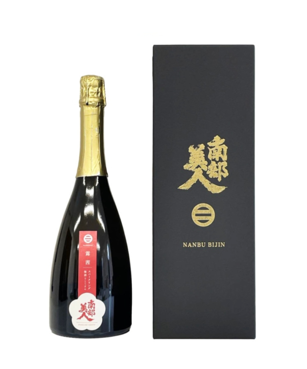 南部美人 Nanbubijin Sugar-free Sparkling Umeshu, 720ml alc 10% - KYO SAKE