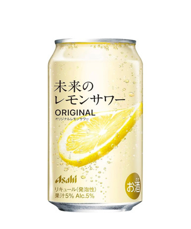 Asahi Mirai Lemon Sour Chu-Hi Original 350ml x 24 cans, alc 5% - KYO SAKE
