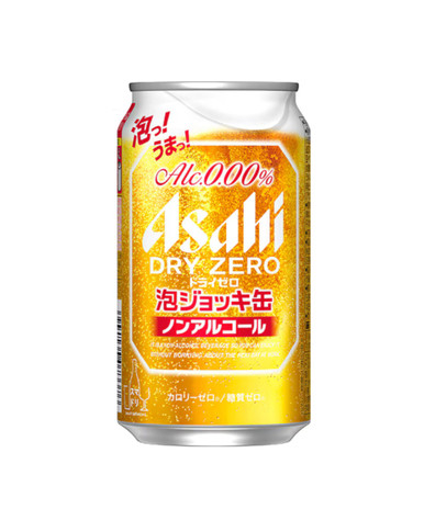 Asahi [Non Alcoholic] DRY Zero 340ml x 24 cans - KYO SAKE