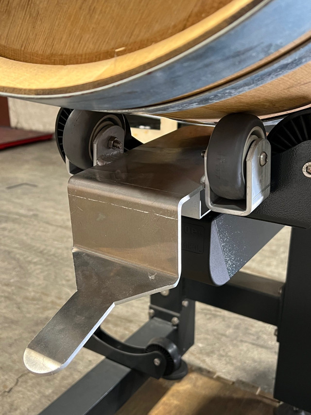 Rotatable Barrel Racks: Barrel Slide