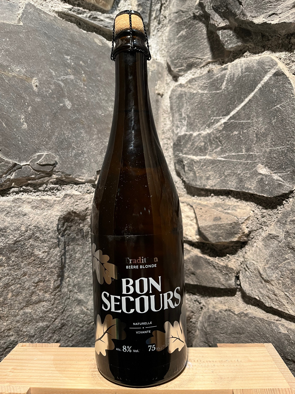 Bon Secours blonde 75cl, Belgian beer from Caulier brewery