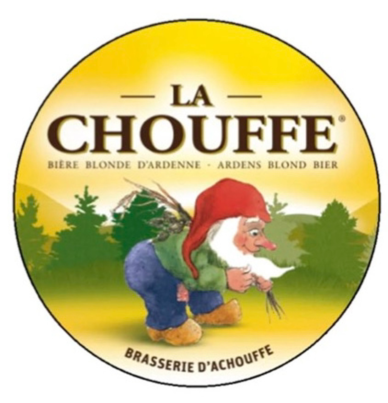Chouffe box 3 x 75cl + 2 glasses 33cl