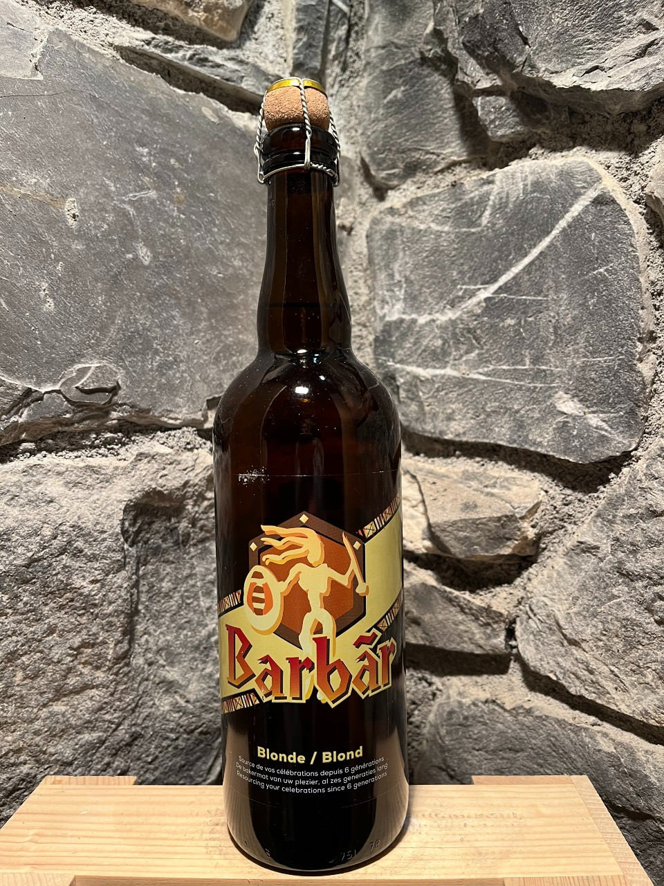 Barbar Blond 75cl, Belgian honey beer