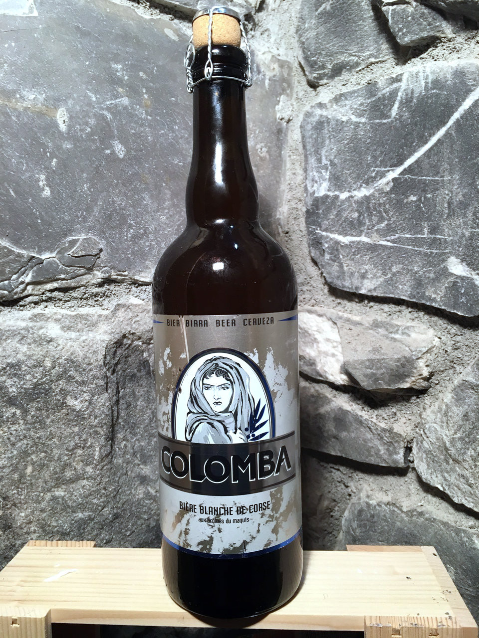White beer from Corsica, Colomba 75cl