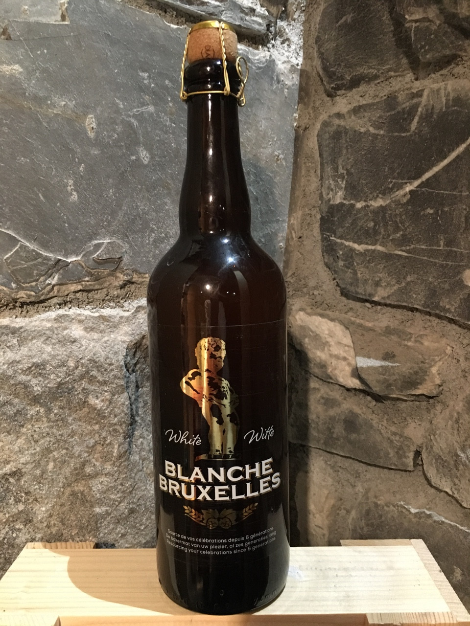 White beer from Brussels Blanche de Bruxelles 75cl
