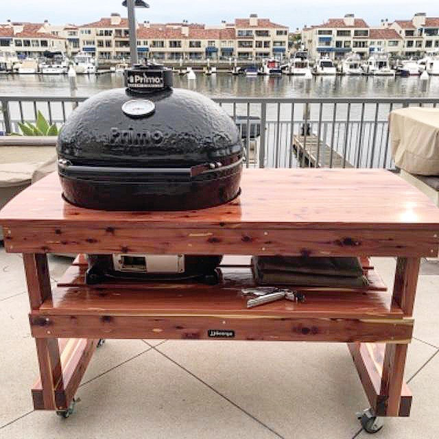 Primo Large Oval Table | Primo Grill Table | JJGeorge