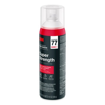 14.1 oz. Super 77 Multi-Purpose Aerosol Spray Adhesive - Case of 12 ...