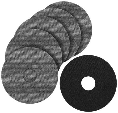 9 in. 80 Grit Hook & Loop Drywall Sanding Discs - Qty 5 with Back-Up ...