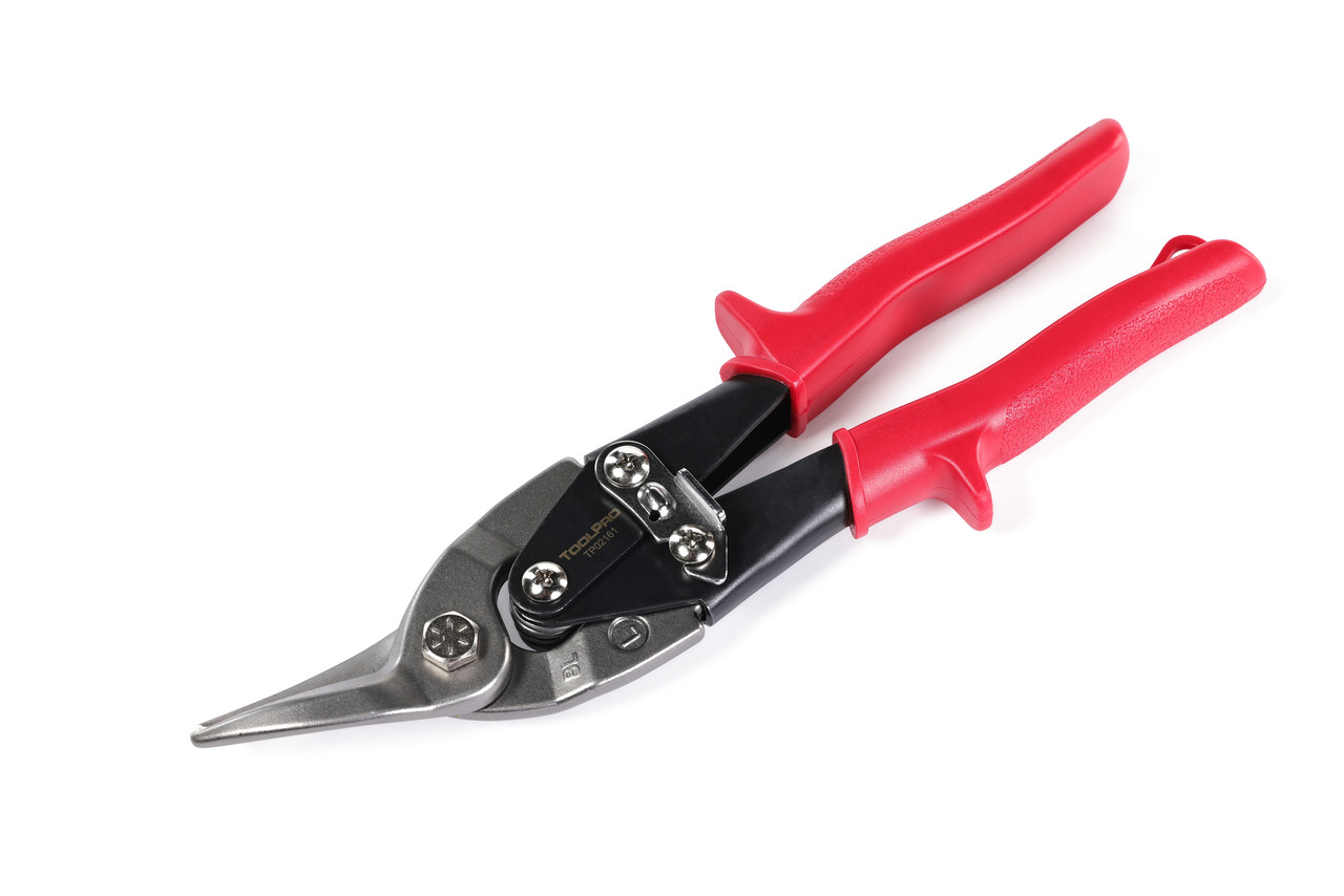 Aviation Snips Left Cut - Red Grips - ToolPro
