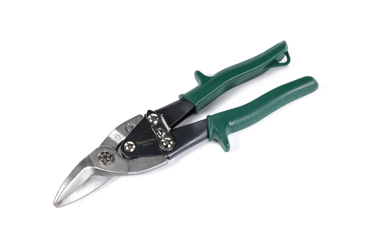 Aviation Snips Right Cut - Green Grips - ToolPro
