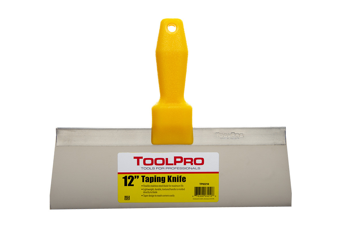12 in. Taping Knife Stainless Steel - ToolPro