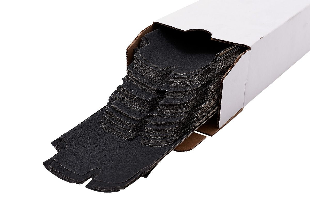120 Grit Sandpaper - 4-3/16 in. x 11-5/16 in. - 100 Sheets - ToolPro