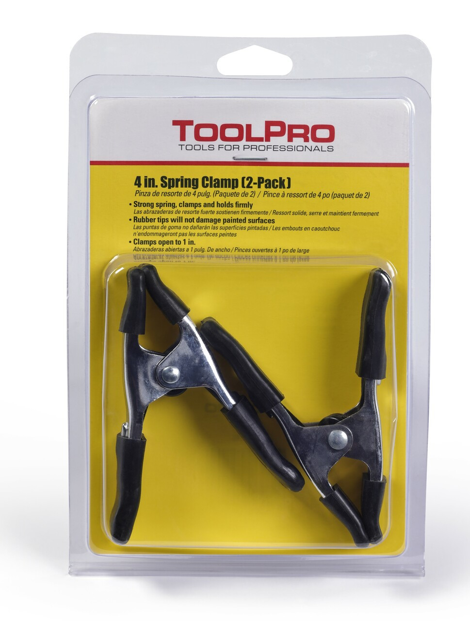 4 in. Spring Clamps - 2 Pack - ToolPro