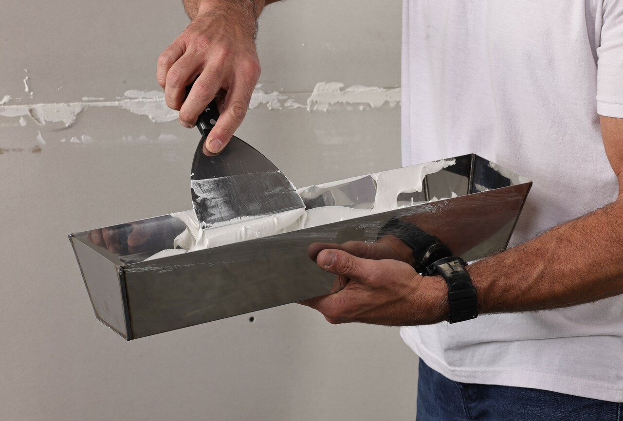 14 in. Mud Pan Stainless Steel - ToolPro