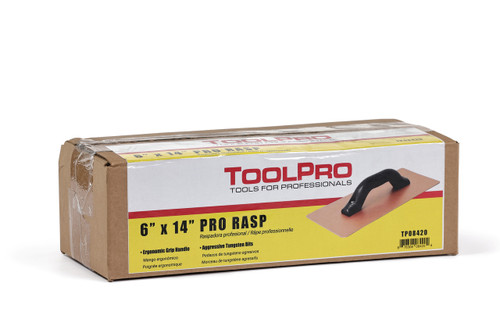 6 in. x 14 in. Pro Rasp for EIFS, Tungsten Carbide - ToolPro