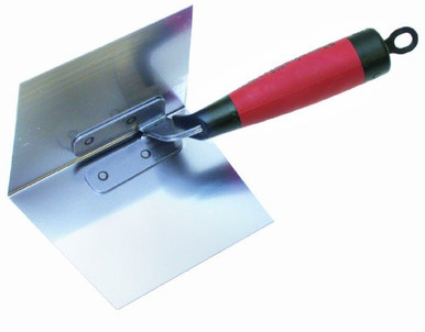 5 in. x 3-3/4 in. Thin Coat Inside Corner Trowel with DuraSoft Handle ...