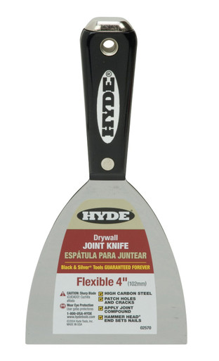 Black & Silver® Carbon Steel Joint Knife w/ Hammerhead - ToolPro
