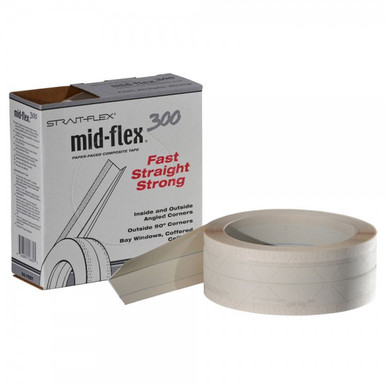 3 in. x 100 ft. Mid-Flex 300 Paper-Faced Composite Tape - Box of 10 ...
