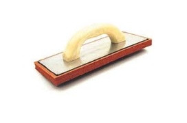 Red Rubber Stucco Float 12 in.x 5 in. x 3/4 in. - ToolPro