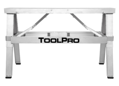 18 in. to 30 in. Adjustable Aluminum Walk-Up Bench - ToolPro