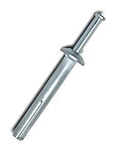 Zamac Nail-in Anchor, .25 x 3", 100pc - ToolPro