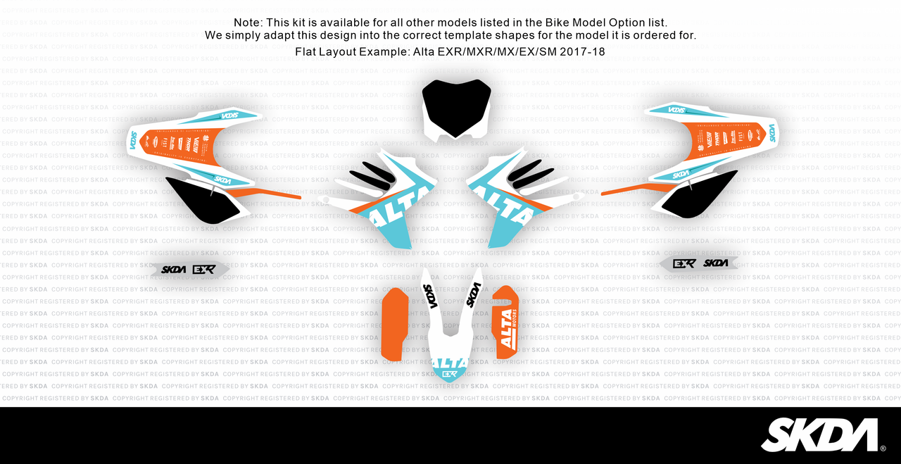 FADE Alta Full Graphics Kit - SKDA - AU Store
