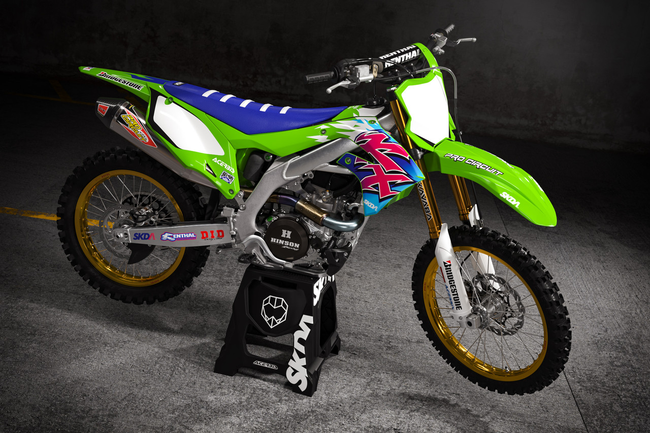 Kawasaki KX 92 Factory Graphics Kit - SKDA