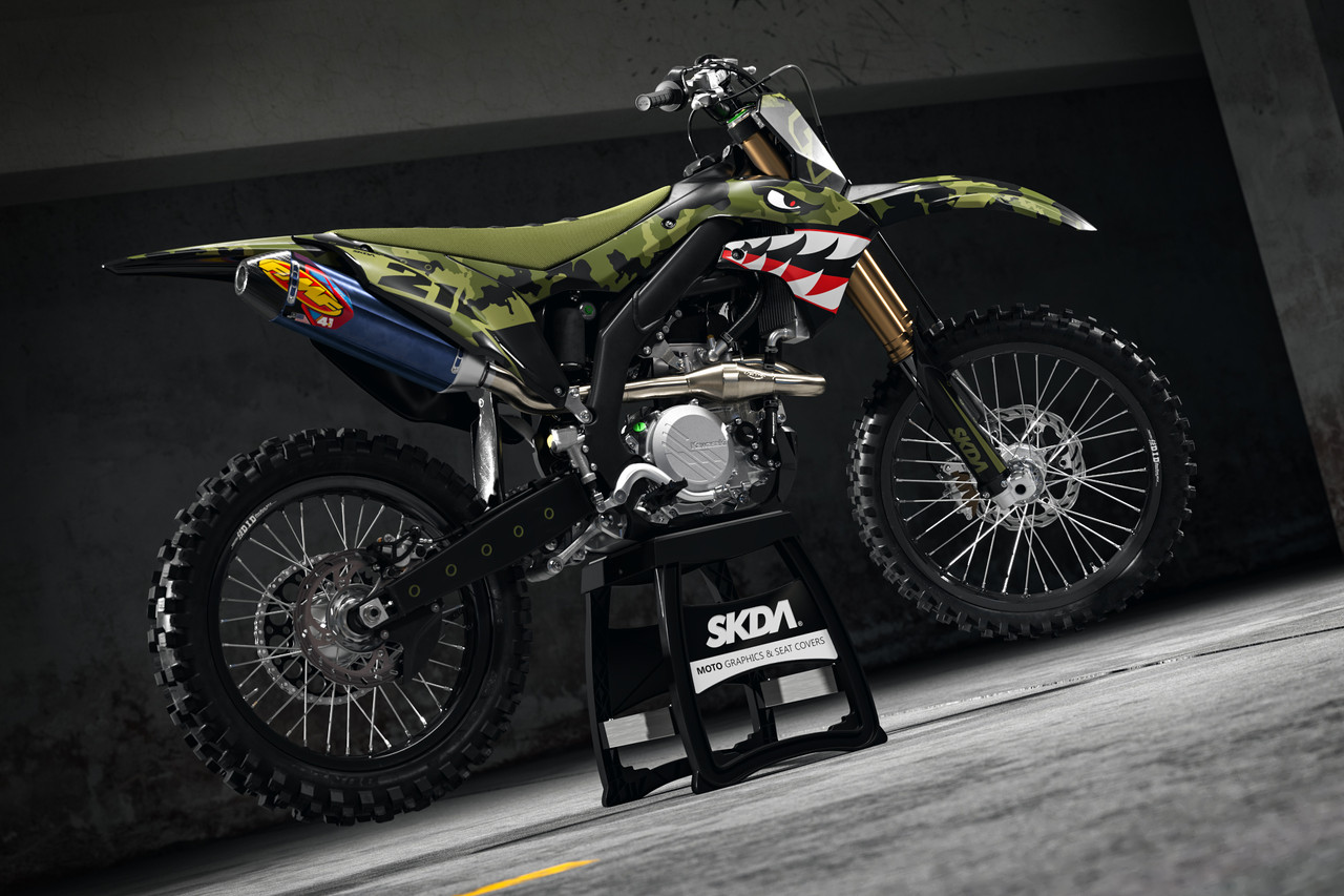 Kawasaki KXF Graphics Kit - by SK Designs Australia