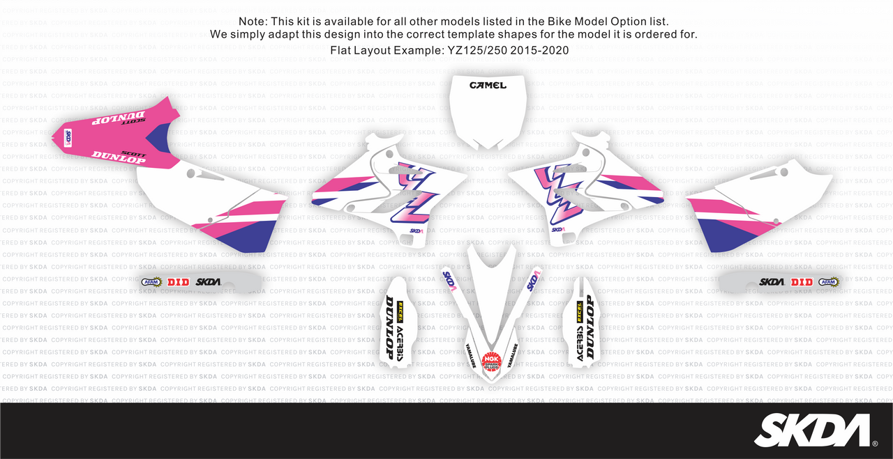 92 FACTORY YZ Full Graphics Kit - SKDA - AU Store