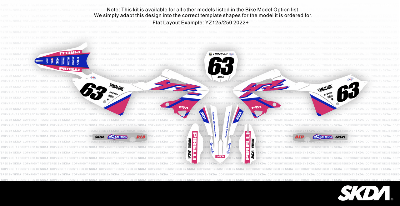 CLASSICS V7 YZ Full Graphics Kit - SKDA - AU Store