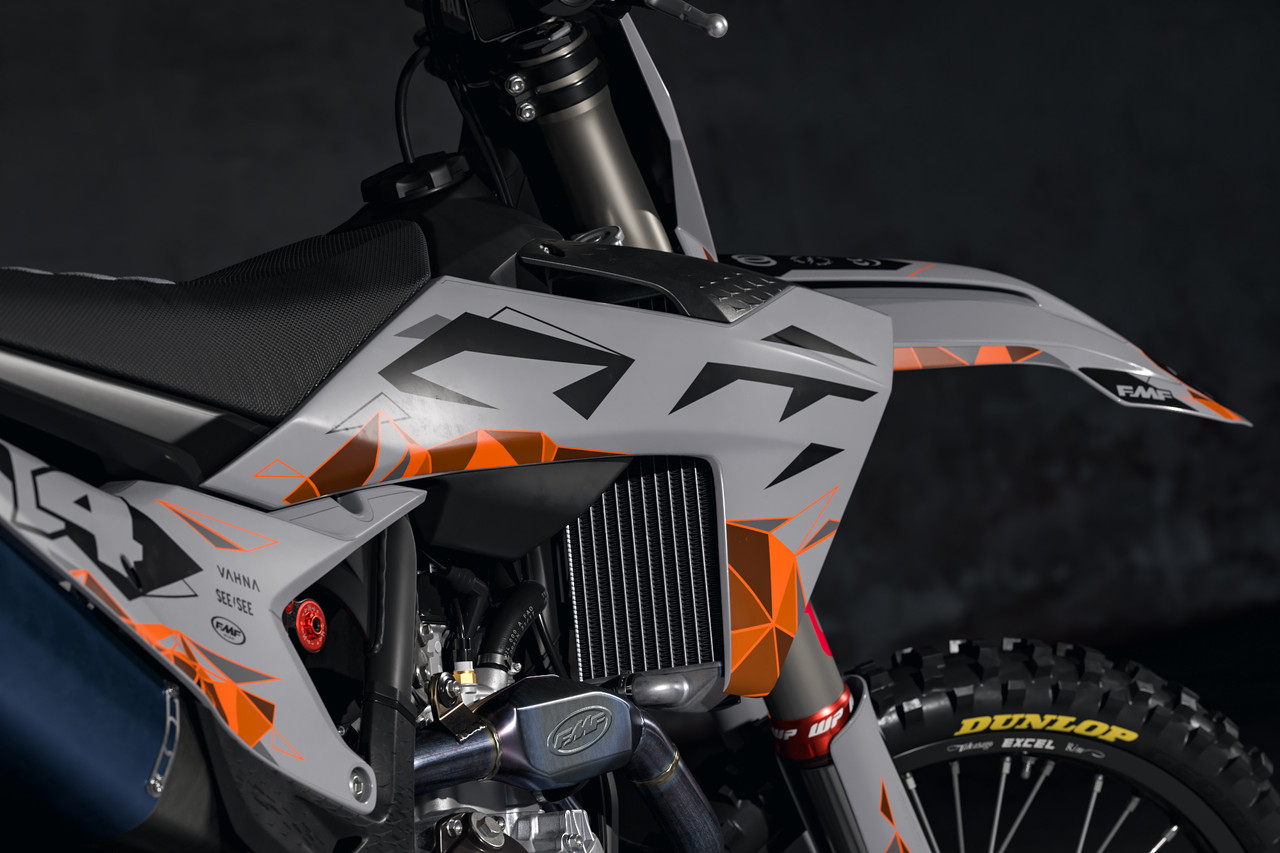 RIDGE Grey/Org KTM Full Graphics Kit - SKDA - AU Store