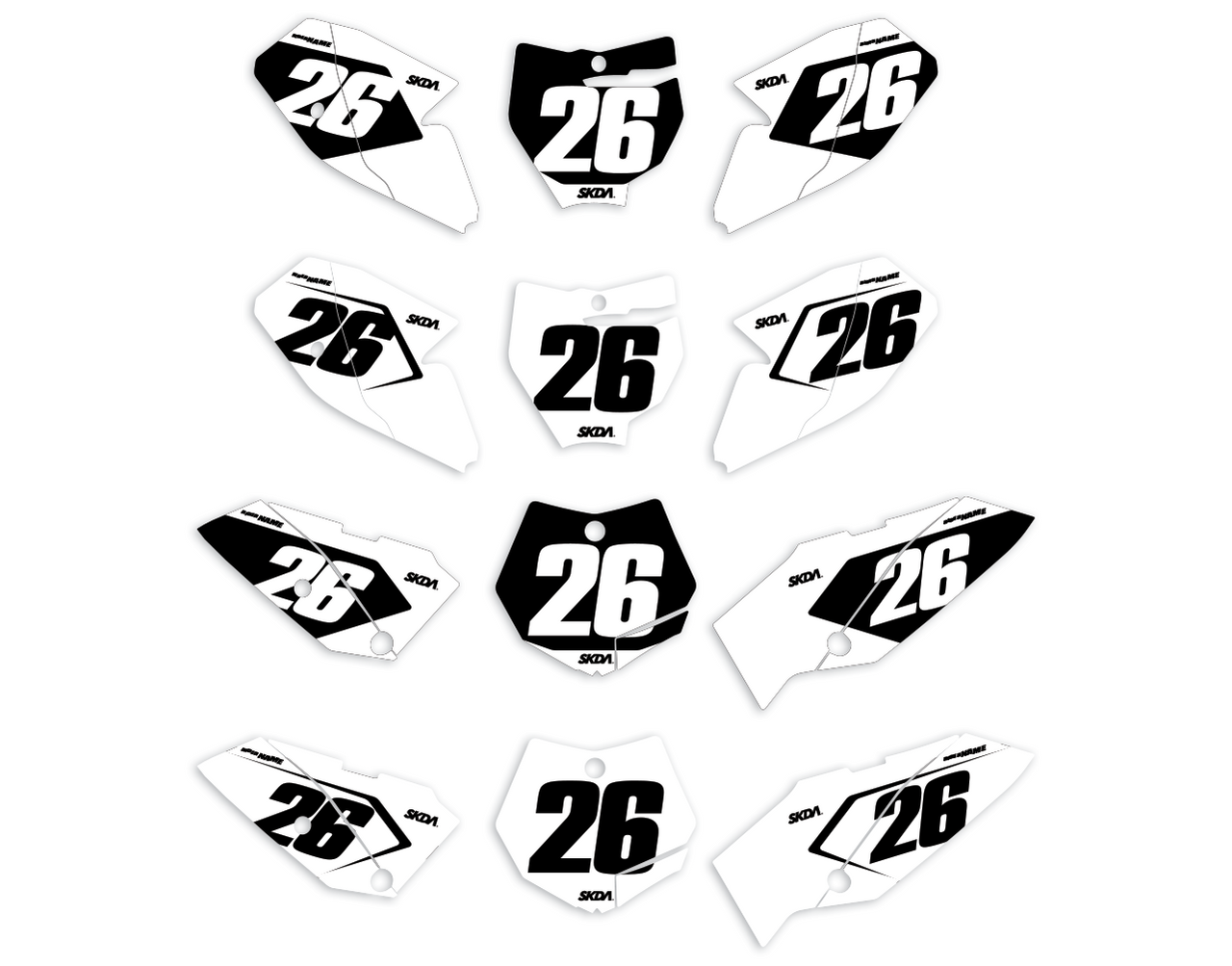 S1 KTM Mini Bike Number Plates - SKDA - AU Store