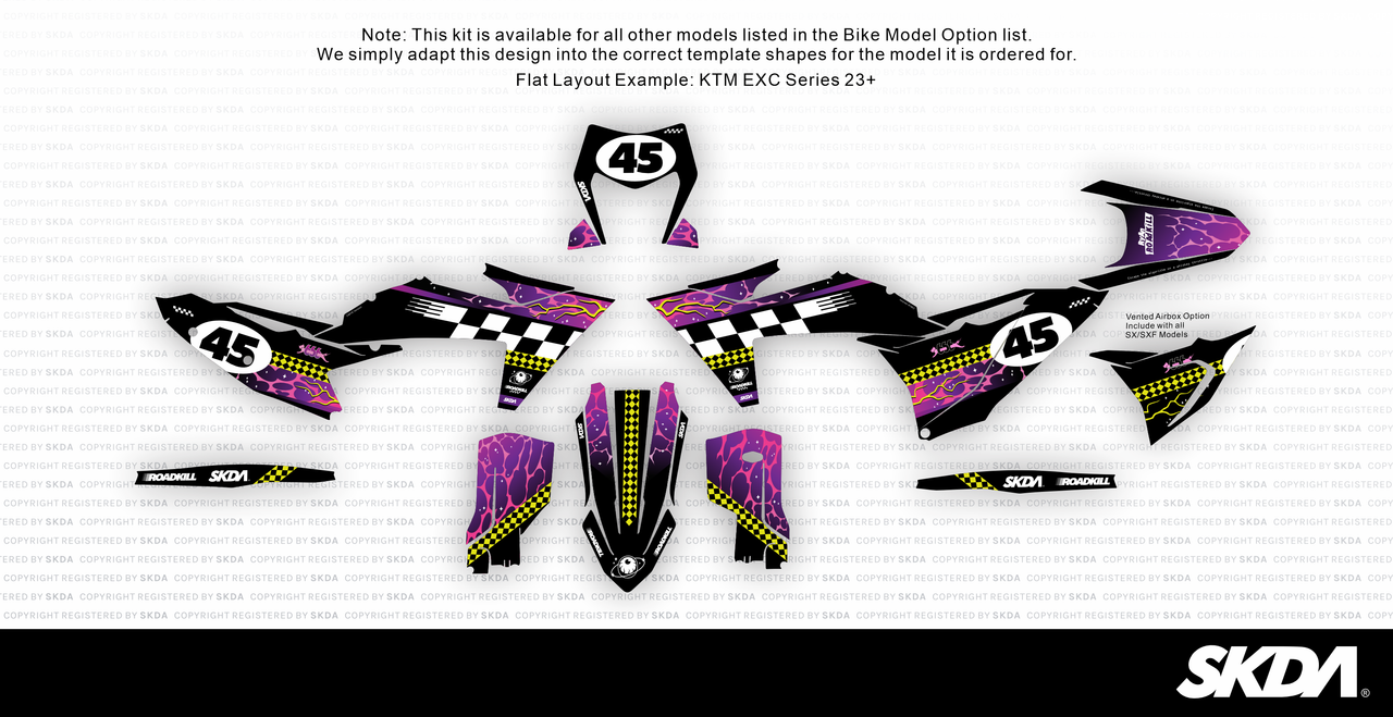 ROADKILL V2 Full Graphics Kit (All Bikes) - SKDA - AU Store