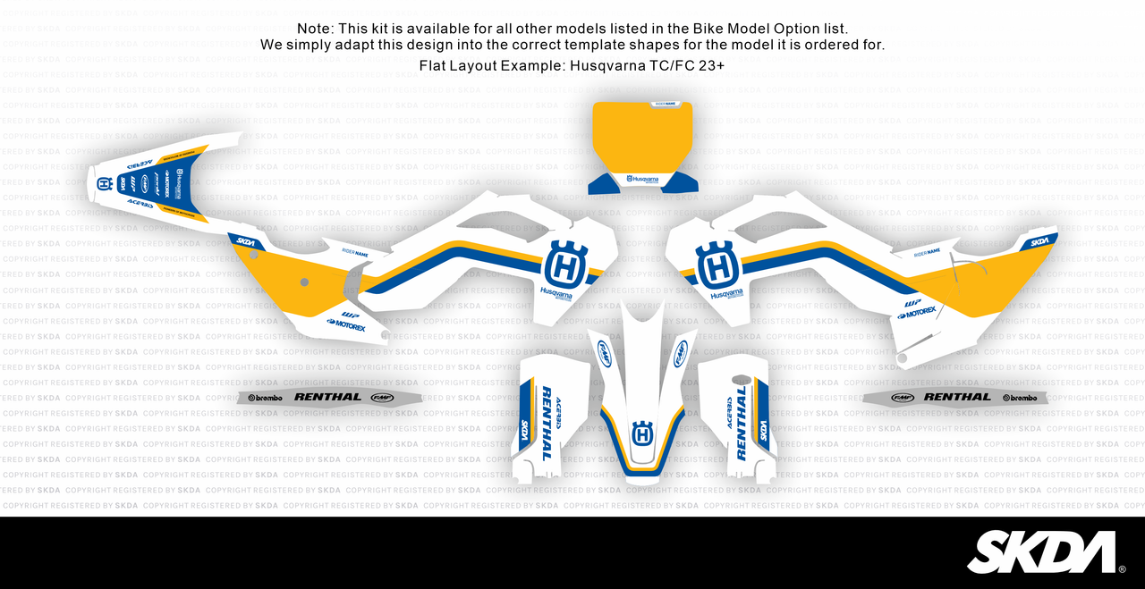 HERITAGE V1 Husqvarna Full Graphics Kit - SKDA - AU Store