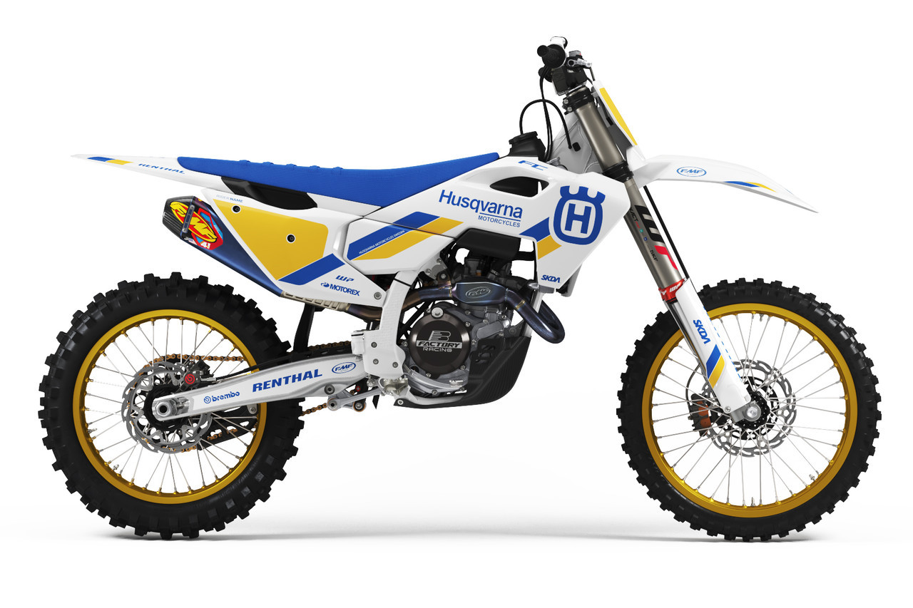 HERITAGE V2 White Husqvarna Full Graphics Kit - SKDA - AU Store