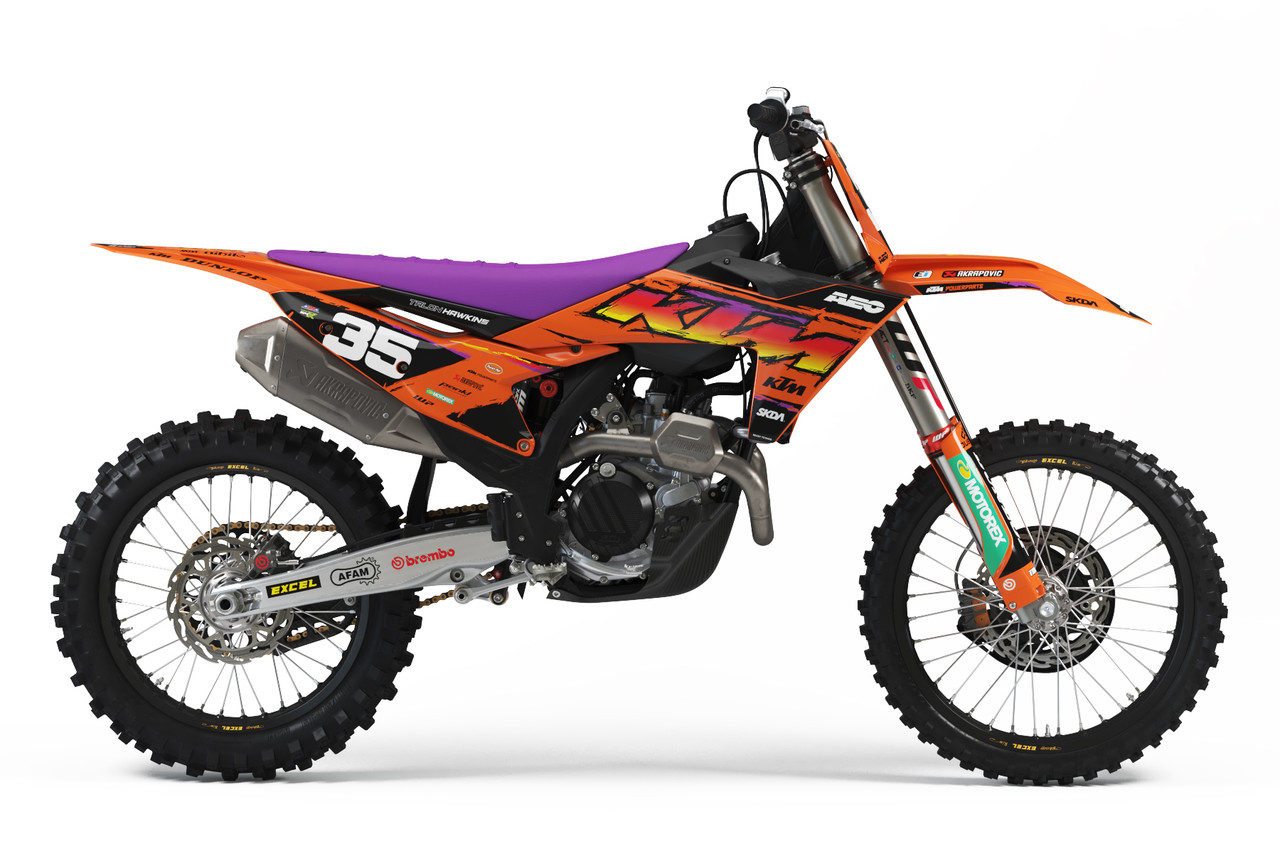 NINETYFIVE Orange KTM Full Graphics Kit - SKDA - AU Store