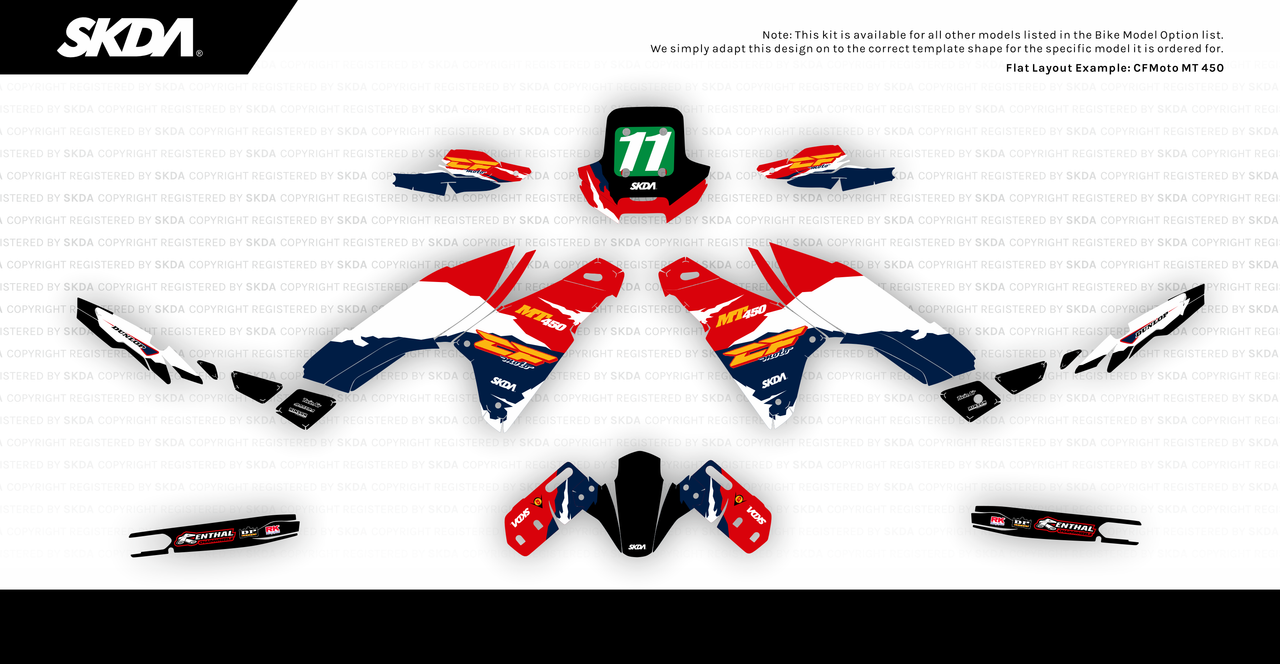 VANTA Red 450MT Full Graphics Kit