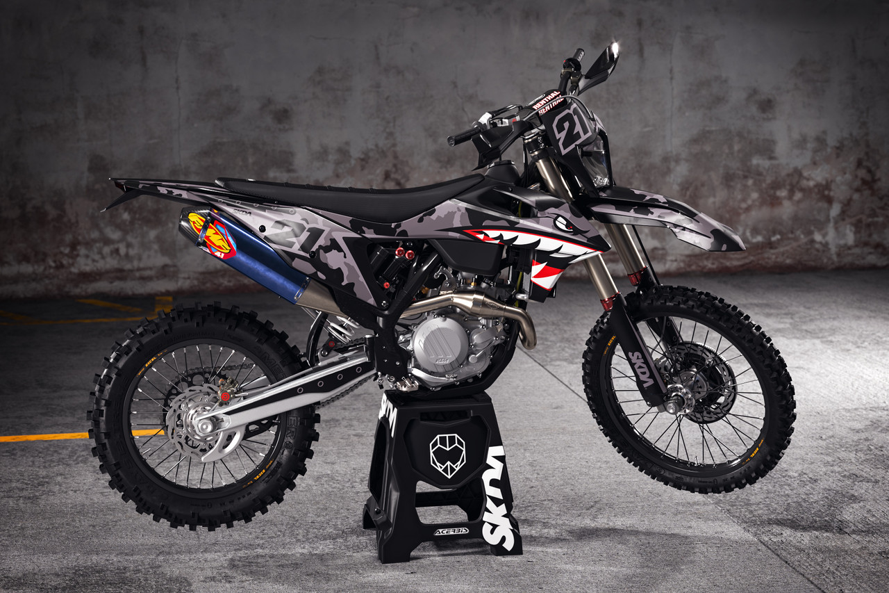 BOMBER Black KTM Full Graphics Kit - SKDA - AU Store