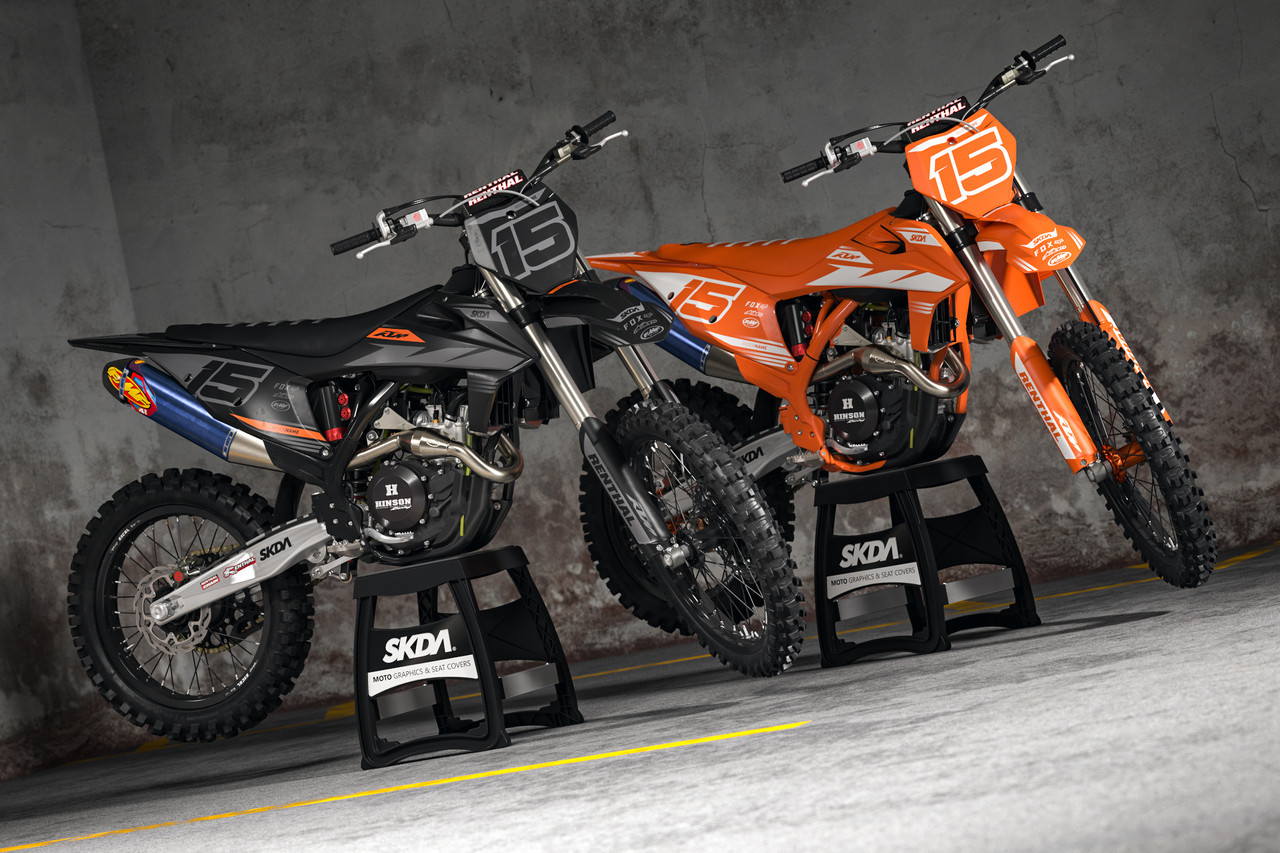 SMOKE V2 Blk/Grey KTM Full Graphics Kit - SKDA - AU Store