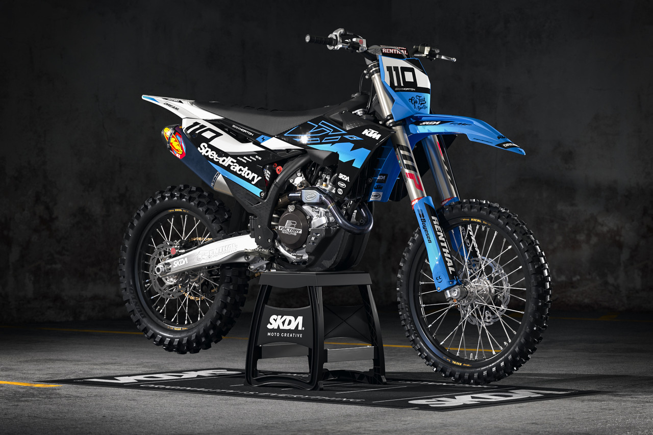 ORCA Blue KTM Full Graphics Kit - SKDA - AU Store