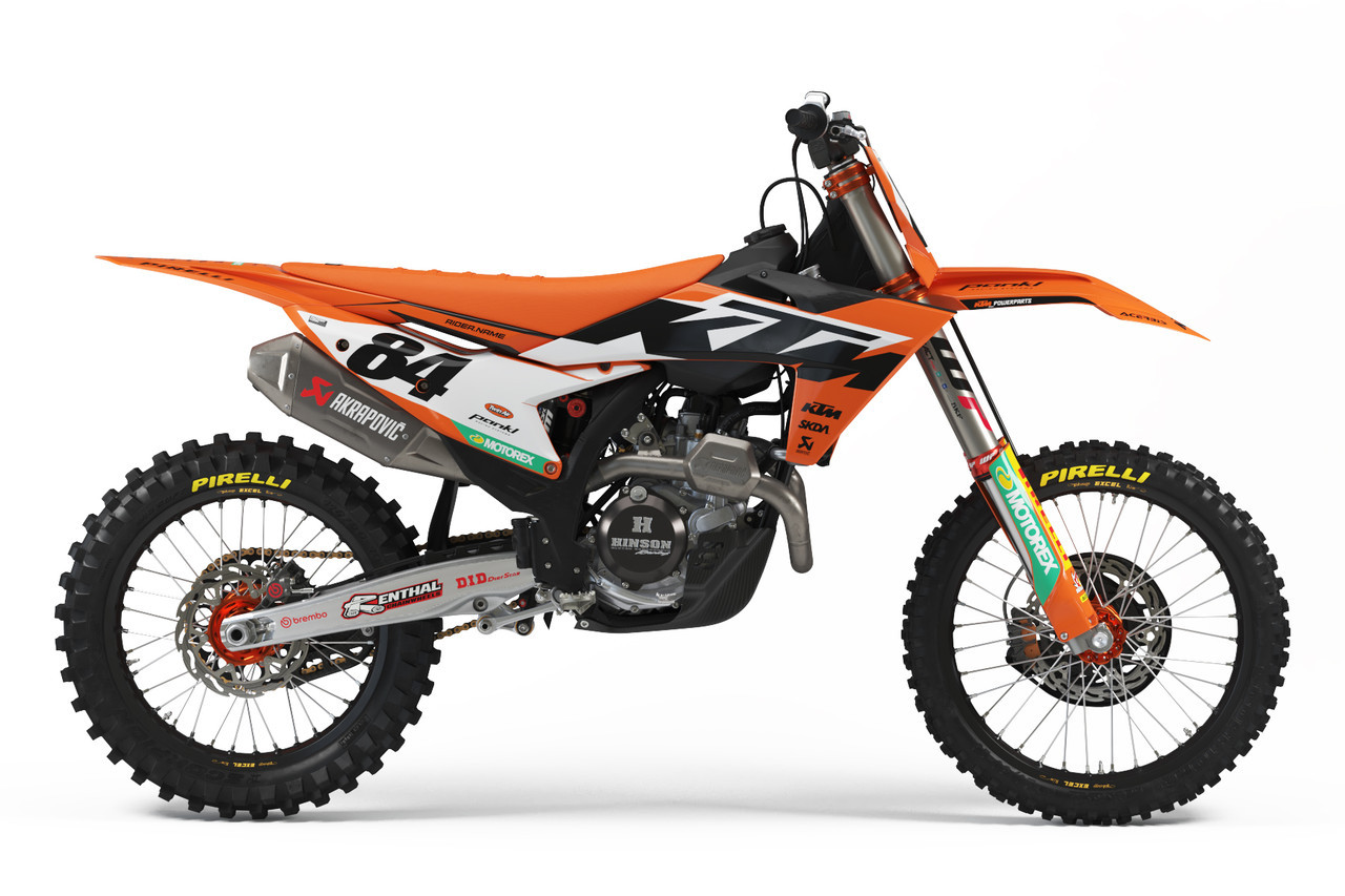 RVCE White KTM Full Graphics Kit - SKDA - AU Store