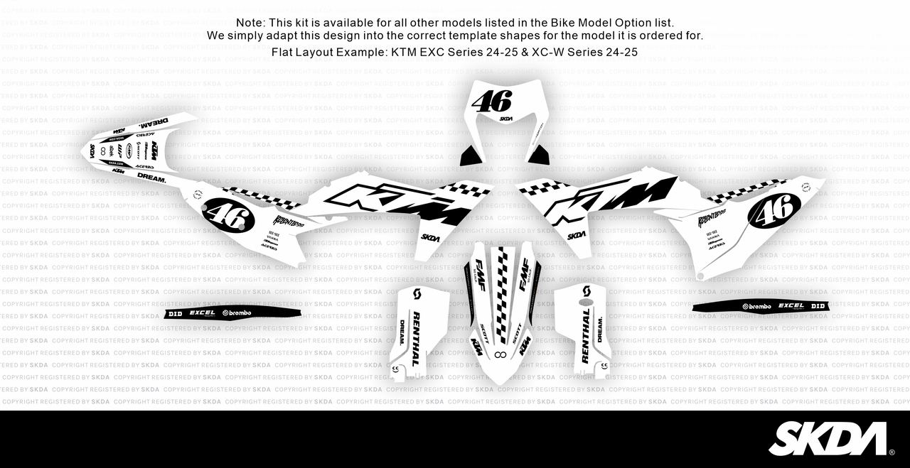YIN KTM Full Graphics Kit - SKDA - AU Store