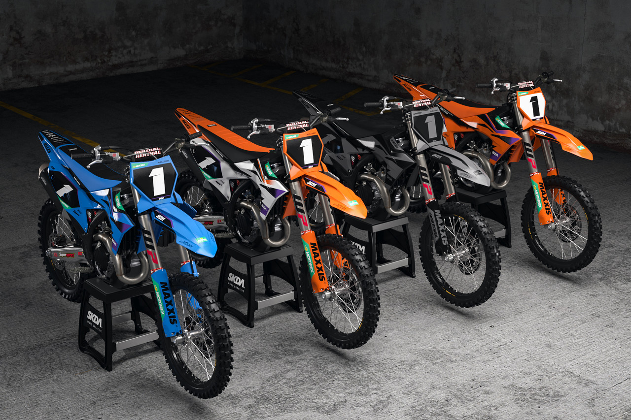 FACTS White KTM Full Graphics Kit - SKDA - AU Store